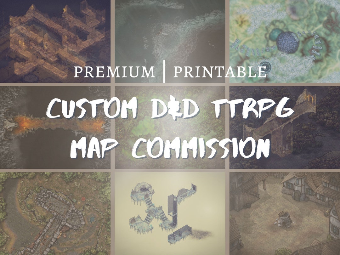 D&D TTRPG Map Commission - Premium Tabletop Battle Map - for Commercial ...