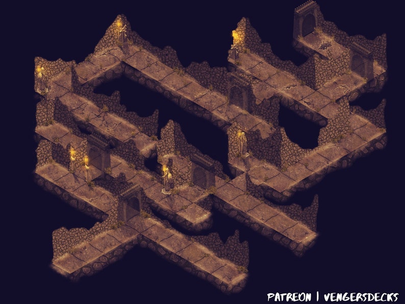 D&D TTRPG Map Commission Premium Tabletop Battle Map for Commercial or ...