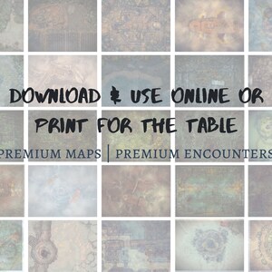 25 Premium RPG Battle Map Bundle Pack 2 - Printable - Tabletop ...