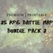 25 Premium RPG Battle Maps – Richly Detailed Printable Scenery (bundle ...