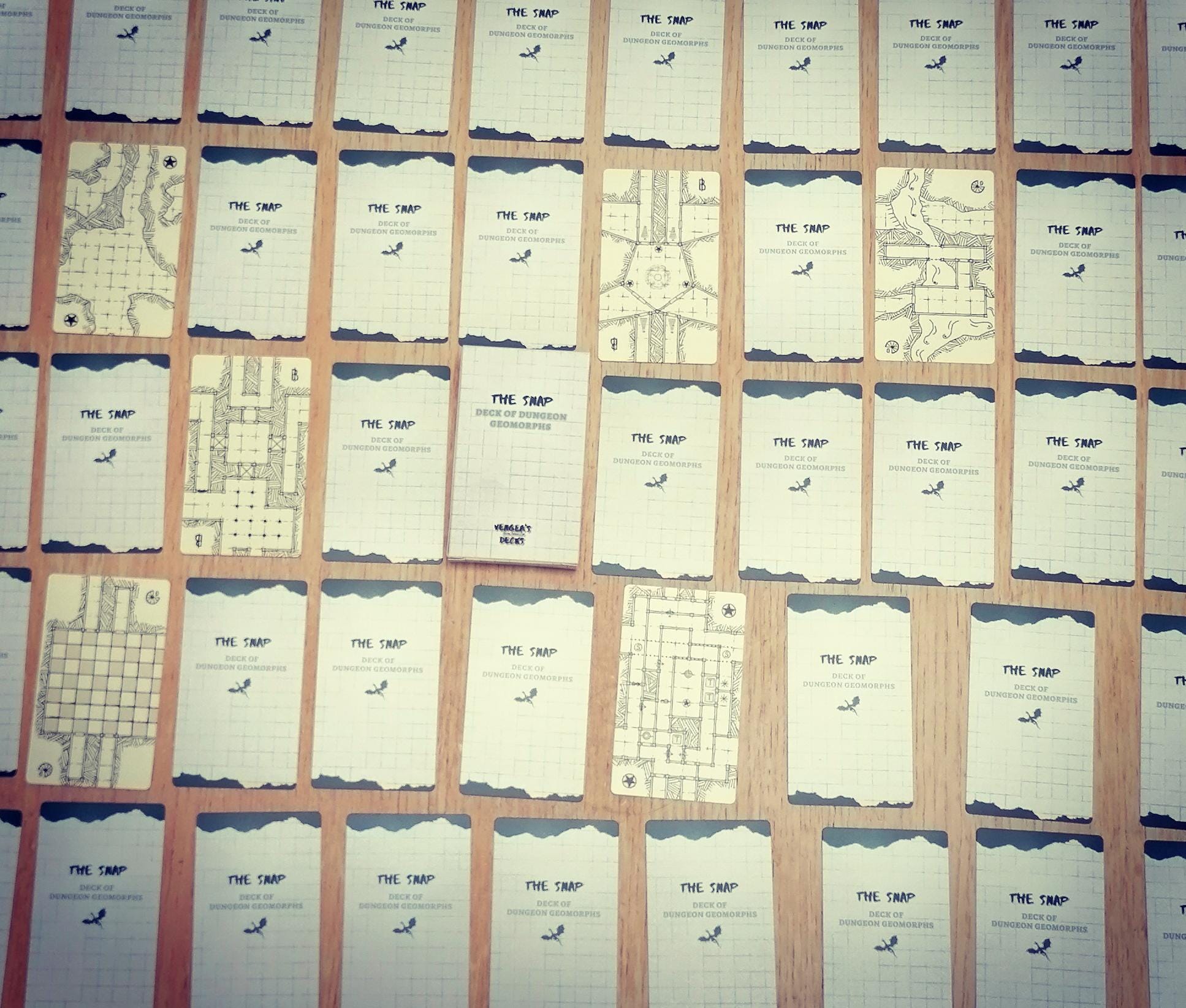 The Snap - Dungeon Geomorphs Card Deck – Tabletop RPG Map Tiles ...