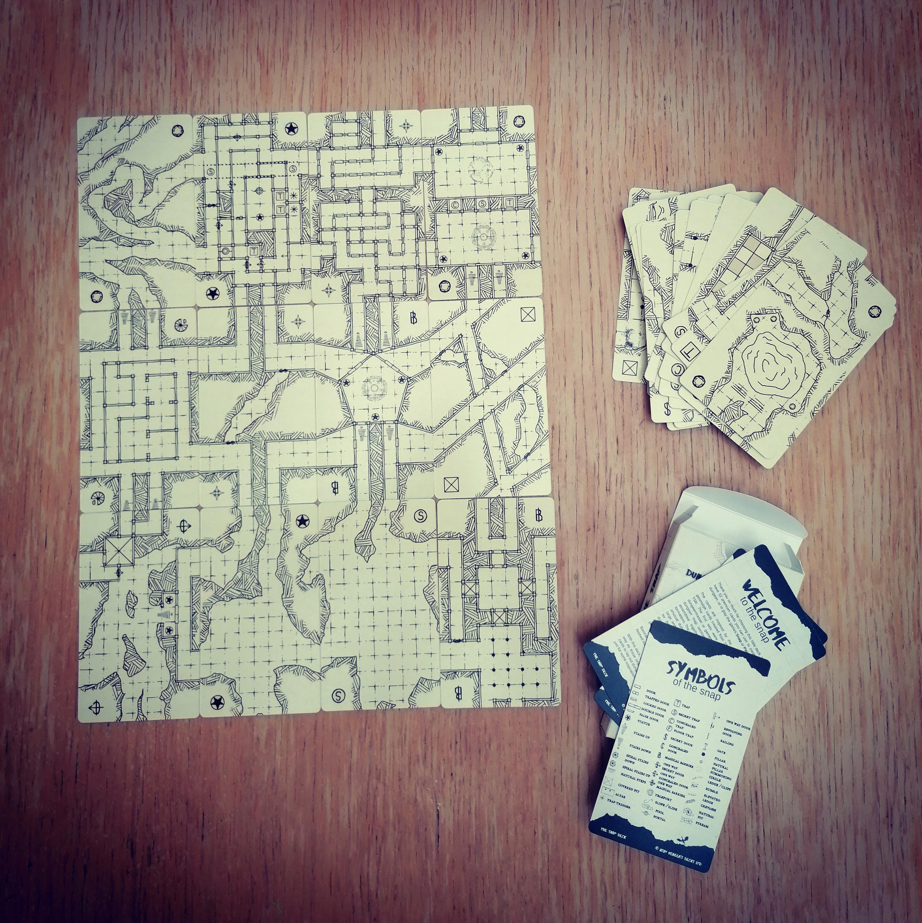 The Snap - Dungeon Geomorphs Card Deck – Tabletop RPG Map Tiles ...