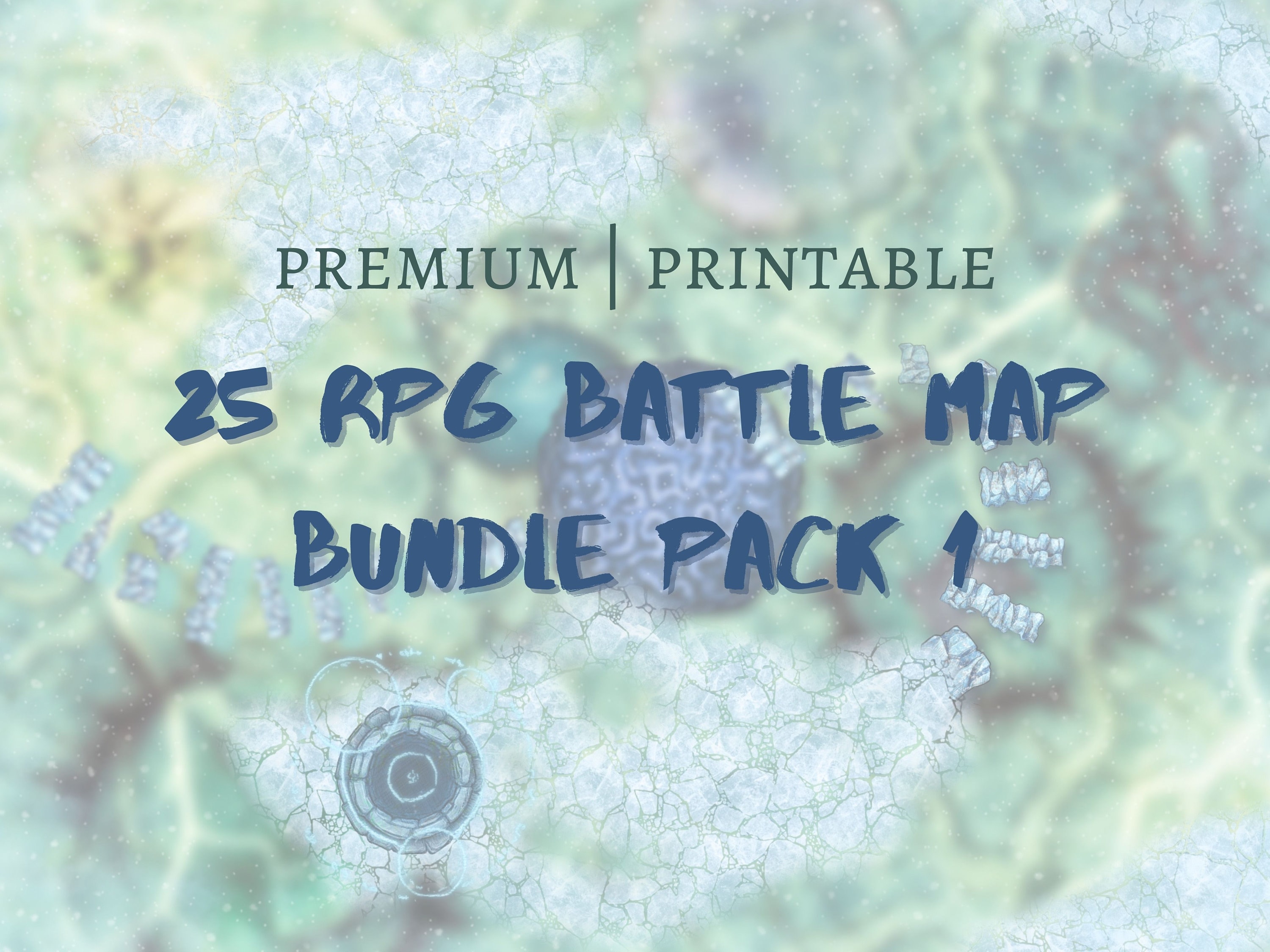 25 Premium RPG Battle Map Bundle Pack 1 - Printable - Tabletop ...
