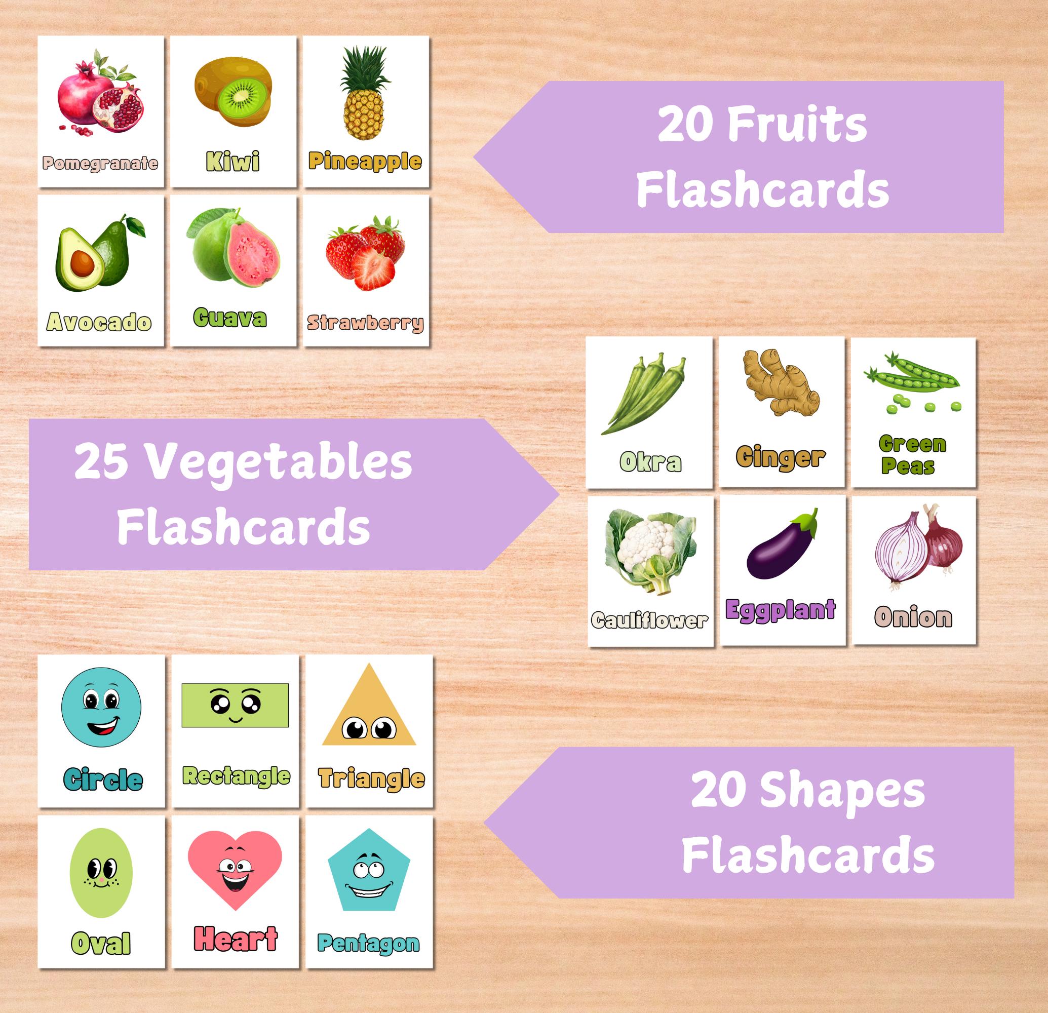 400+ Flashcards Preschool, Montessori Flashcard Bundle, Printable Card ...