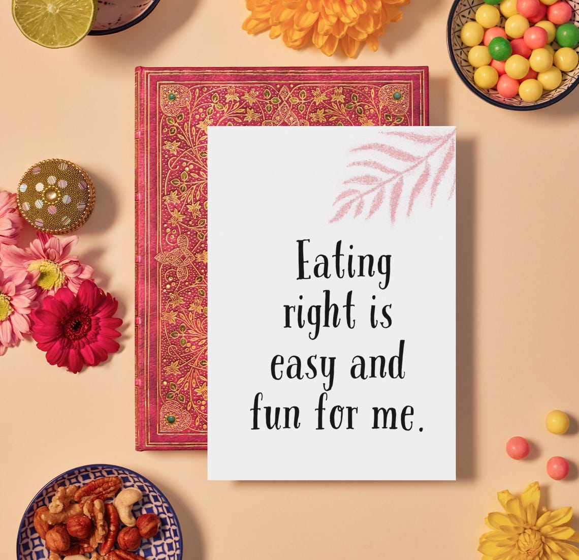 25 Printable Health Affirmation Cards Positive Motivation Quotes ...