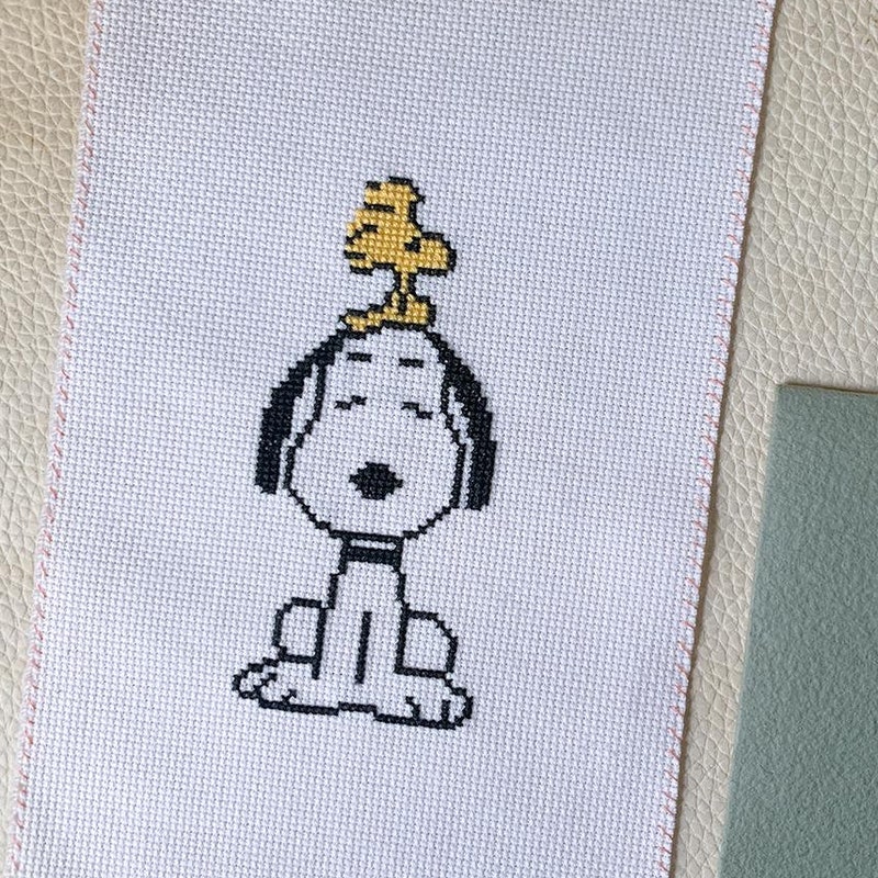 Snoopy Cross Stitch - Etsy