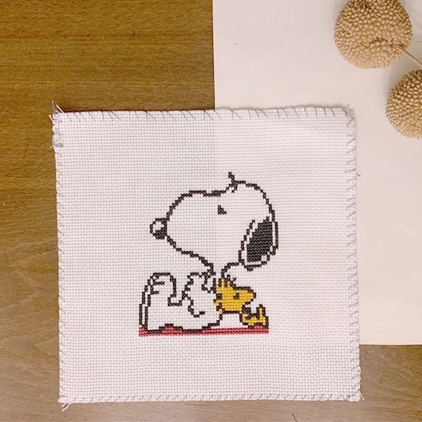 Snoopy Cross Stitch - Etsy