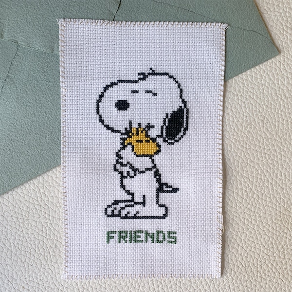 Snoopy Cross Stitch - Etsy