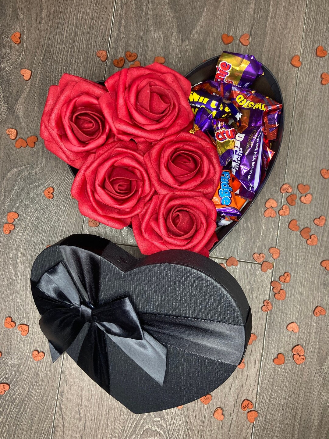 Forever Rose & Chocolate Gift Box - Etsy