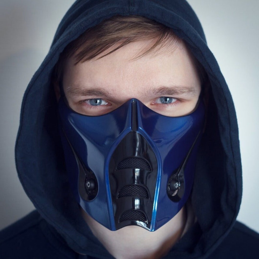 Halloween Mask Cyberpunk Mask Sub Zero Mask Mortal Kombat - Etsy