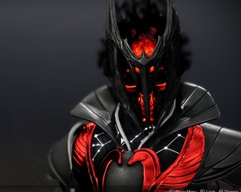 Destiny 2 Epialos Following Hood Helmet warlock STL - Etsy
