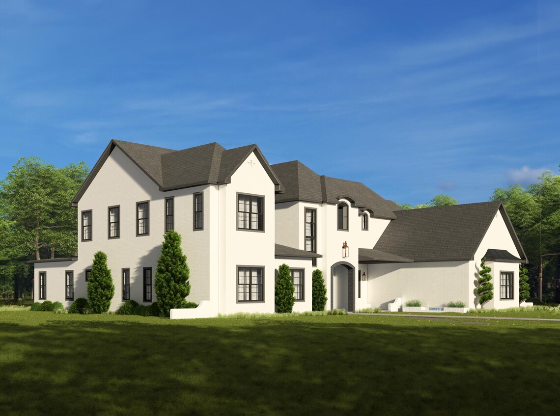 Luxury Home Plan: 9278 Sq Ft, 5 Bed, Modern Architecture (digital ...