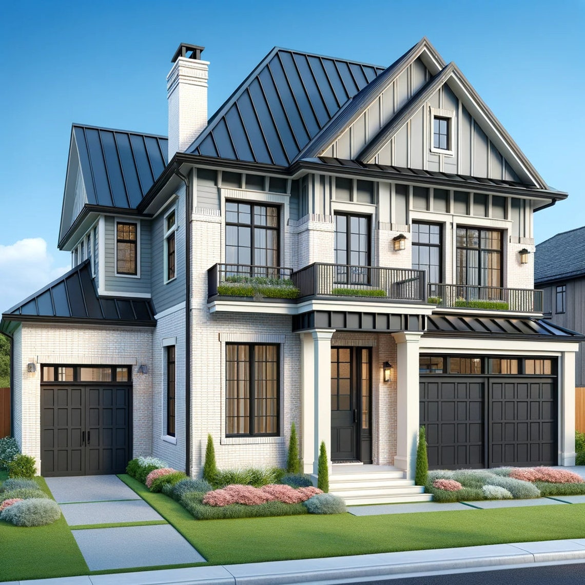 Custom Exterior Design Services for New Homes, Custom 3D Rendering for ...