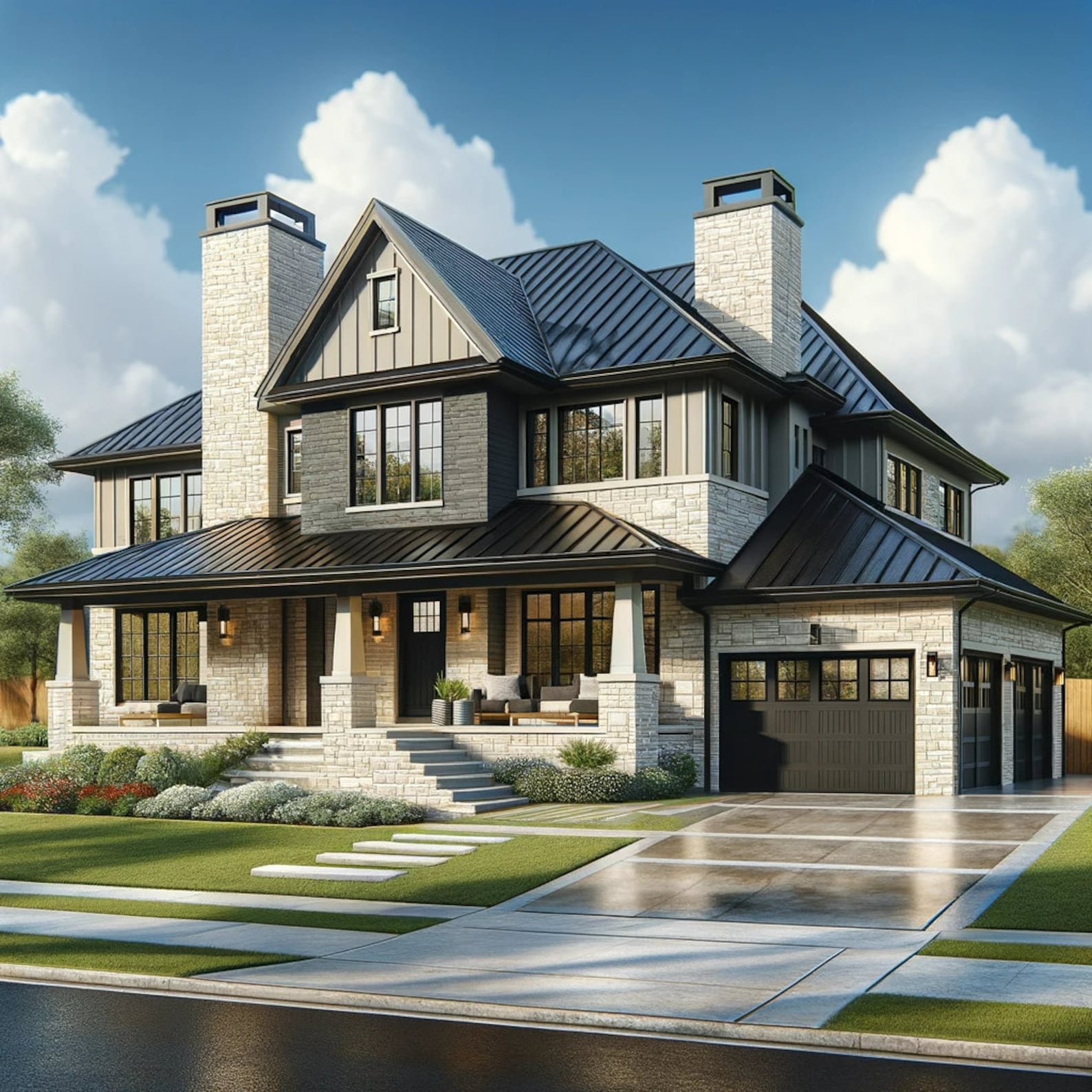Online House Exterior Design, 3D Architectural Rendering, Custom Home ...