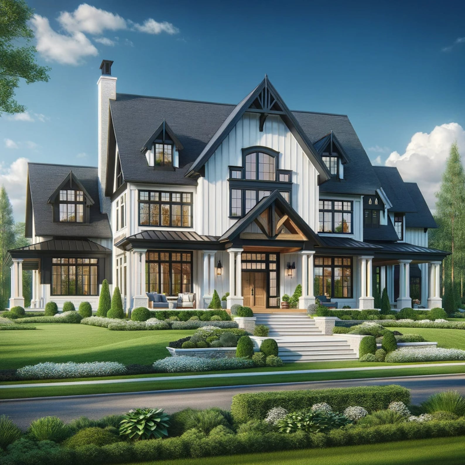 Online House Exterior Design, 3D Architectural Rendering, Custom Home ...