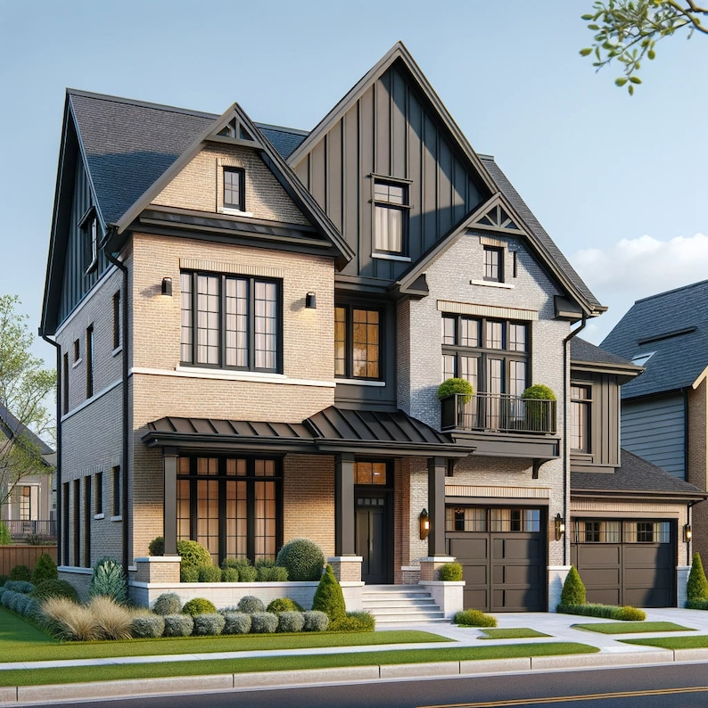 Custom Exterior Design Services for New Homes, Custom 3D Rendering for ...