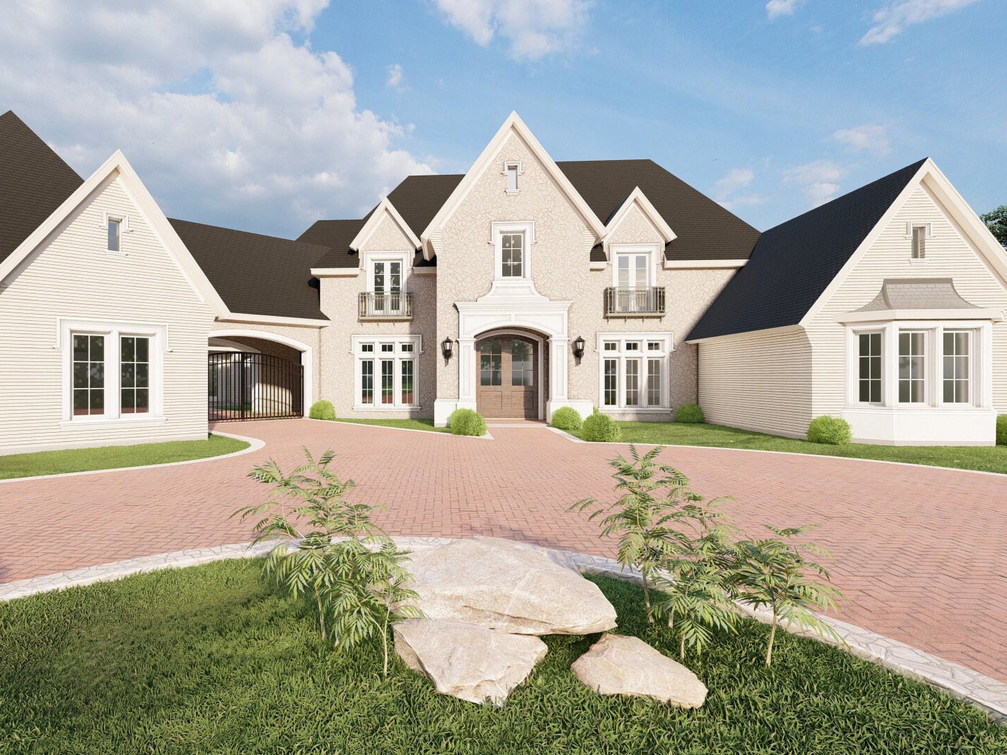 3D House Exterior Design: Online Architectural Rendering Service - Etsy