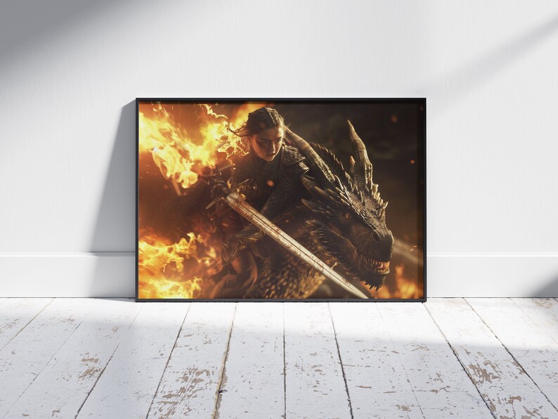 Arya Stark and Daenerys Targaryen United in Battle: A Riveting Digital ...