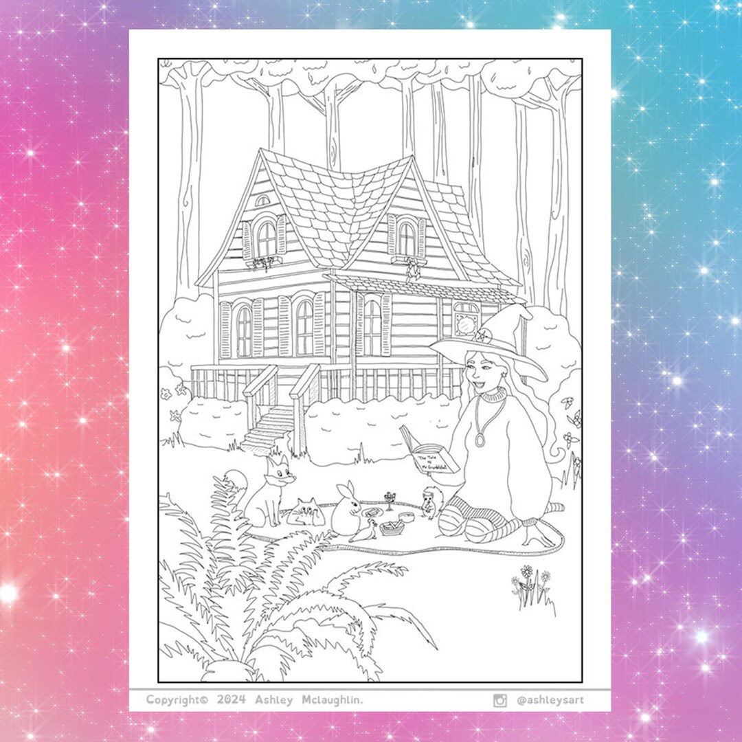 Story Time Downloadable Colouring Pages - Etsy UK
