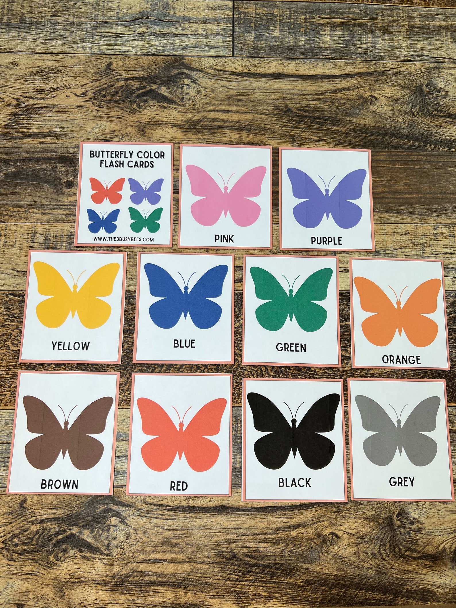 Butterfly Color Matching Printable • Preschool Printable • Color ...