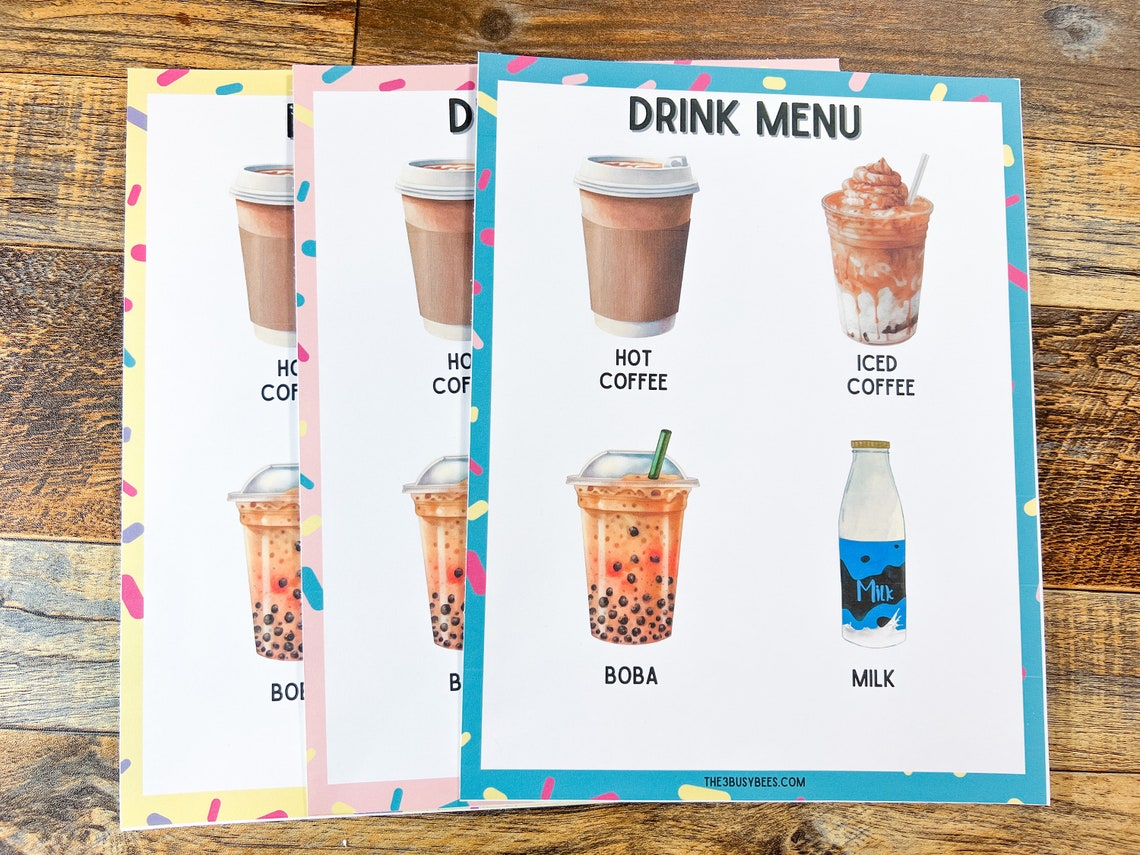 Donut Shop Pretend Play Printables // Dramatic Play // Donut Day ...