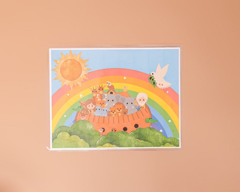 Noahs Ark Animal Matching Printable • Montessori Printable ...