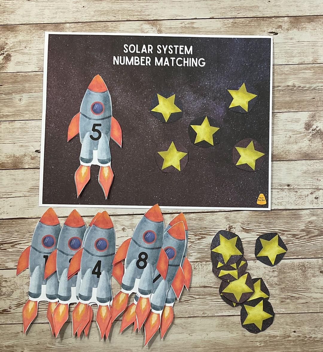 Solar System Number Learning Game • Solar System Learning • Planets ...