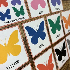 Butterfly Color Matching Printable • Preschool Printable • Color ...
