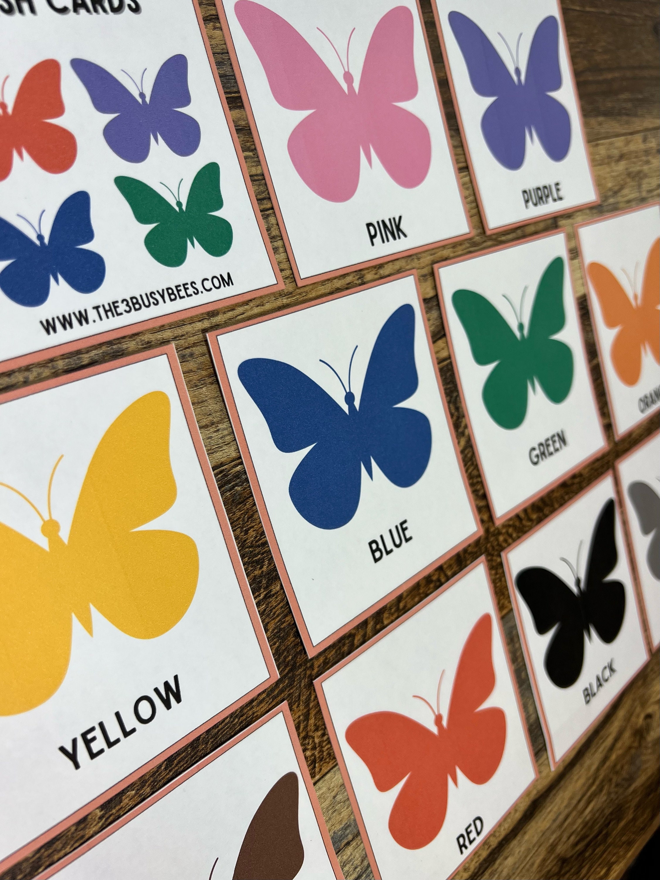 Butterfly Color Matching Printable • Preschool Printable • Color ...