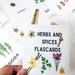 Herbs and Spices Flash Cards Printable • Preschool Printable • Crunchy ...