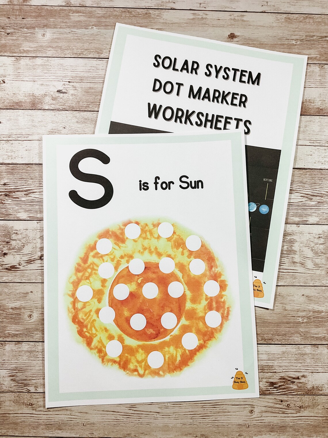 Solar System Dot Marker Worksheets Solar System Learning Planets ...