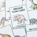 Dinosaur Flash Cards // Watercolor Flash Cards - Etsy