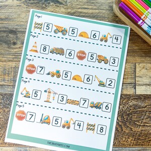 I Spy Construction Zone // I Spy Printable Game // Preschool Printables ...