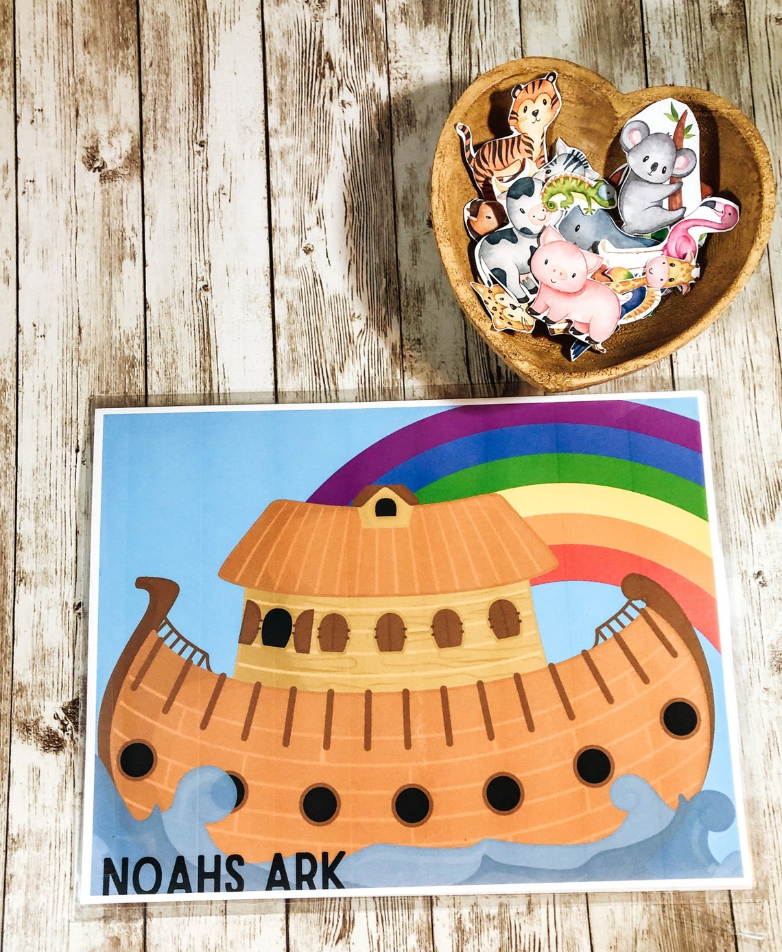 Noahs Ark Animal Matching Printable • Montessori Printable ...