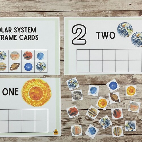 Solar System Planets Spaceship Foldout Space Learning - Etsy