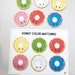 Donut Color Matching Printable • Preschool Printable • Homeschool ...