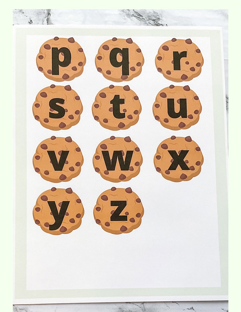 Milk and Cookies Letter Matching • Letter Recognition Activity ...