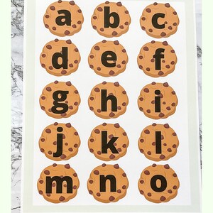 Milk and Cookies Letter Matching • Letter Recognition Activity ...