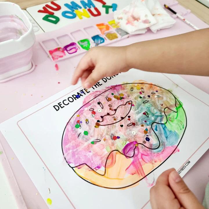 Decorate the Donut Printable // Donut Day Activity - Etsy