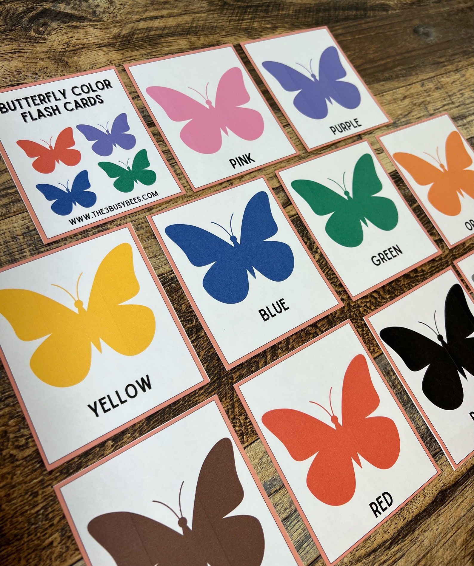 Butterfly Color Matching Printable • Preschool Printable • Color ...