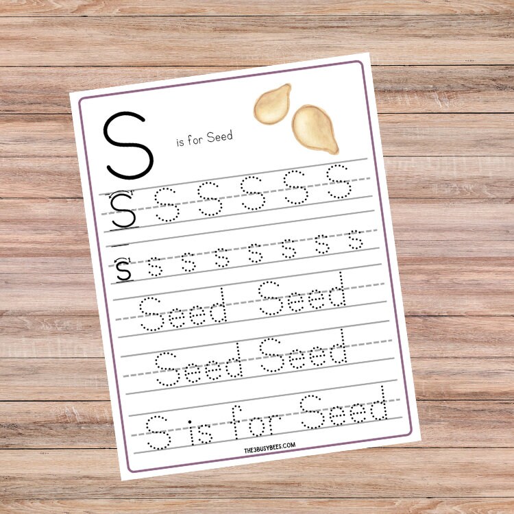 Life Cycle of a Pumpkin Letter and Word Tracing Worksheets / Fall ...