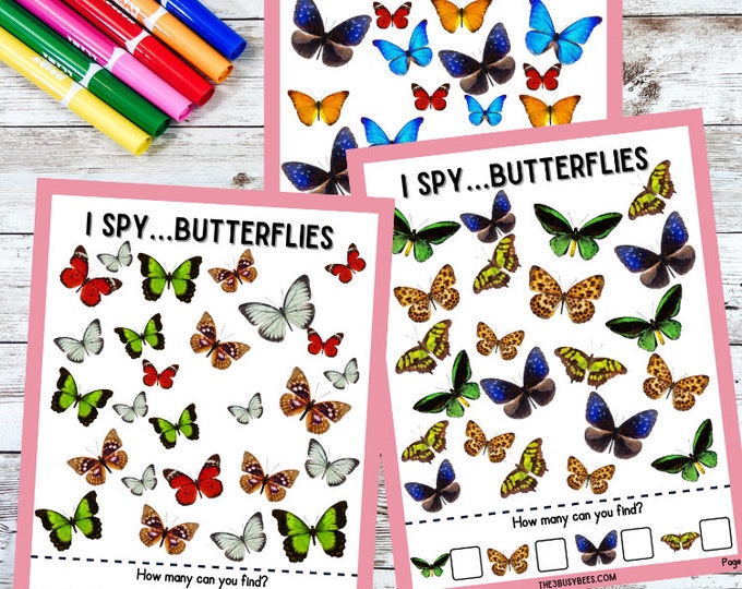 Insect I Spy Printable • Insect Learning • Mini Beasts Printable • Busy ...