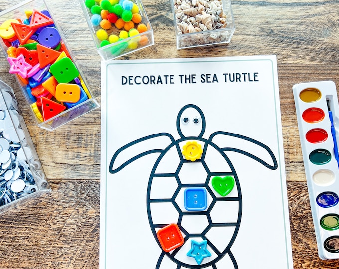 Life Cycle of a Sea Turtle Letter and Word Tracing / Handwriting ...