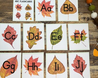 Halloween Abc Flash Cards - Etsy