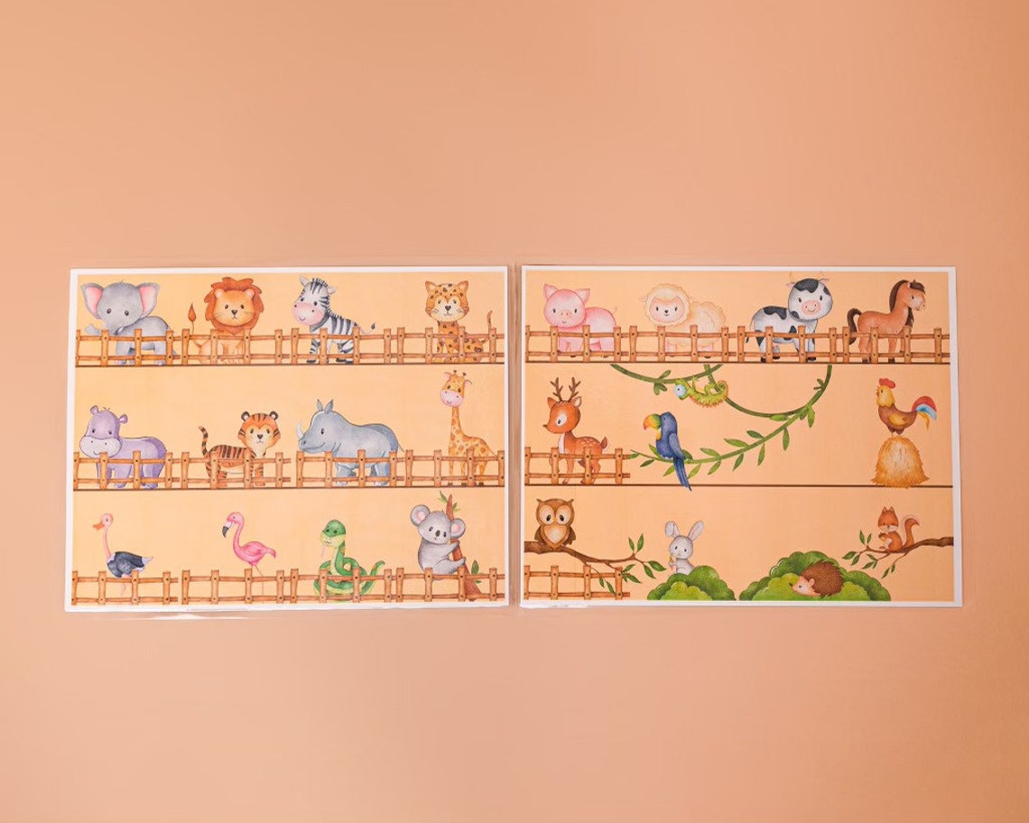 Noahs Ark Animal Matching Printable • Montessori Printable ...
