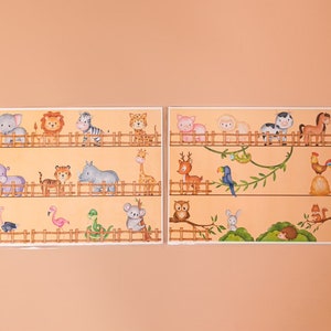 Noahs Ark Animal Matching Printable • Montessori Printable ...