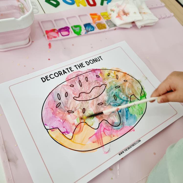 Decorate the Donut Printable // Donut Day Activity - Etsy