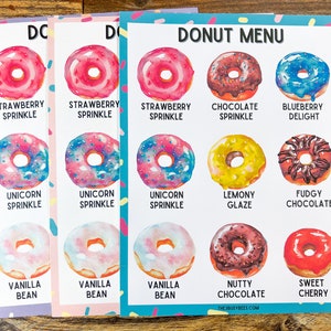 Donut Shop Pretend Play Printables // Dramatic Play // Donut Day ...