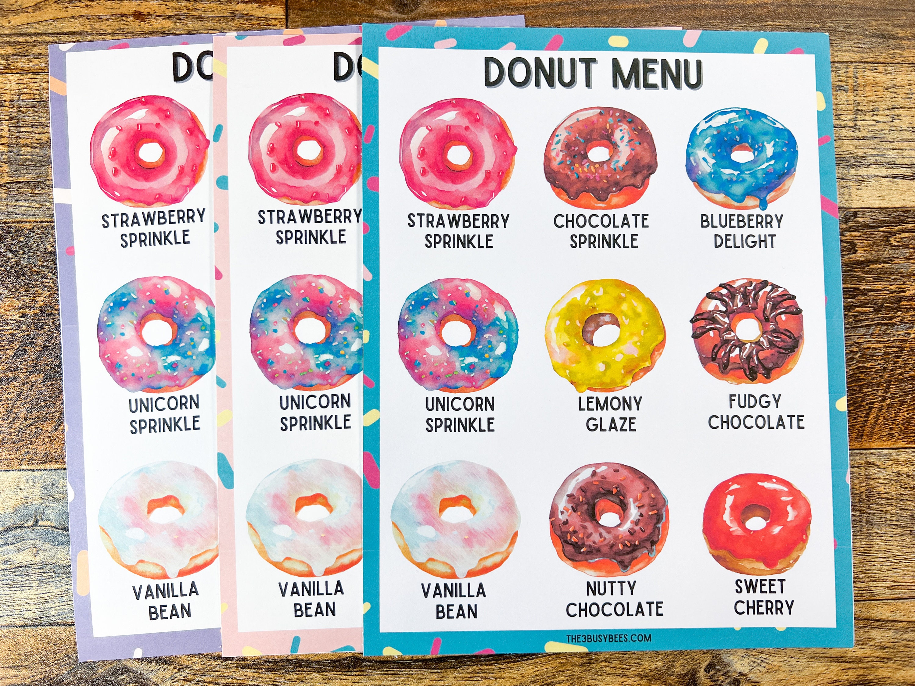 Donut Shop Pretend Play Printables // Dramatic Play // Donut Day ...