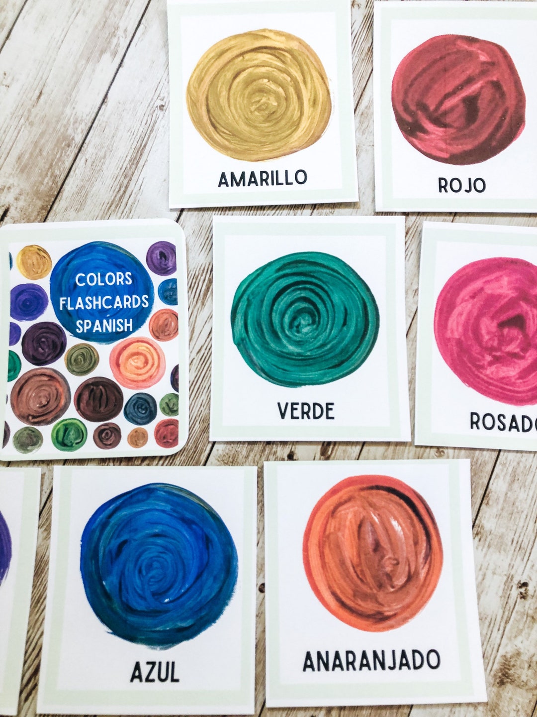 Spanish Color Learning Printable • Preschool Printable • Color Learning ...